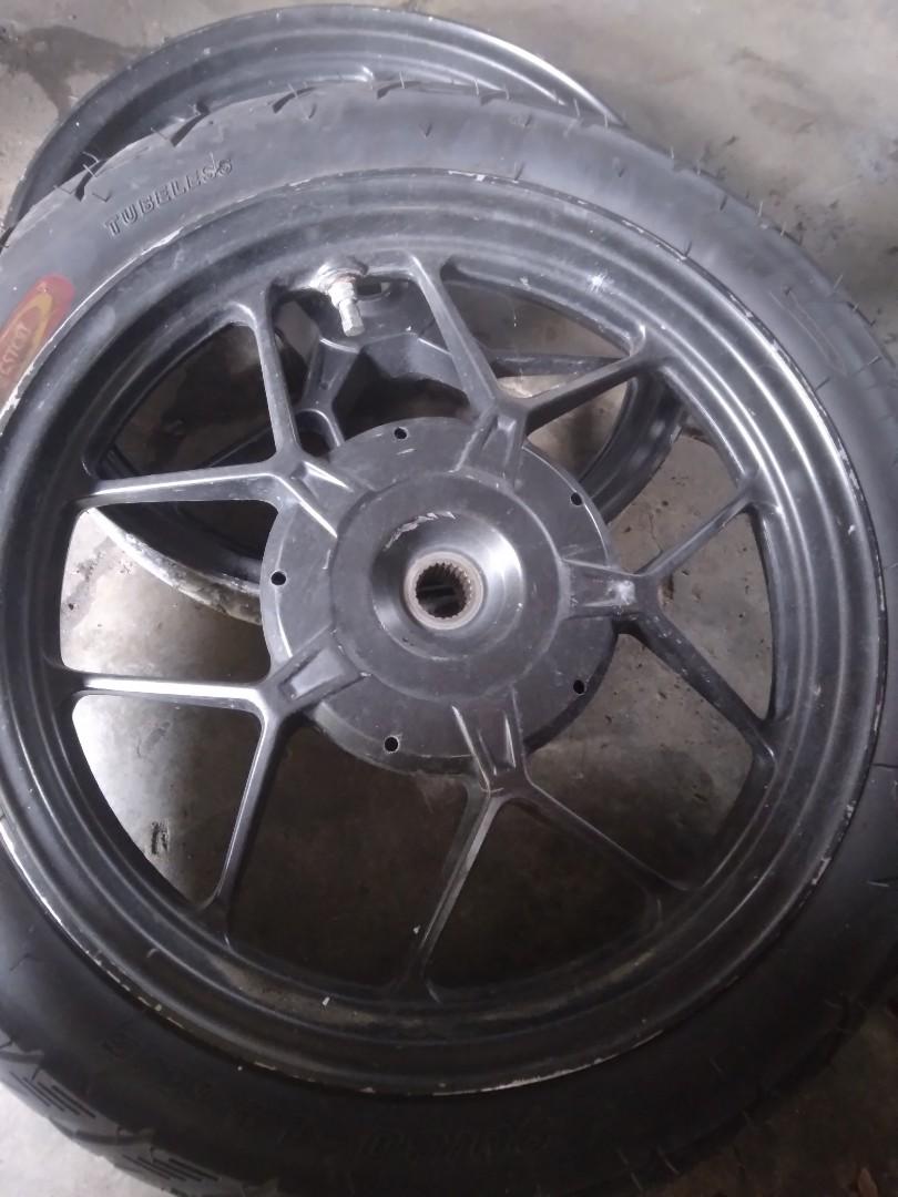 Honda click125 mags set, Car Parts & Accessories, Mags and Tires on ...