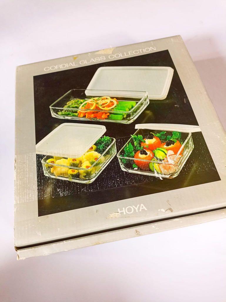 Hoya food storage glass material, Furniture & Home Living, Kitchenware ...