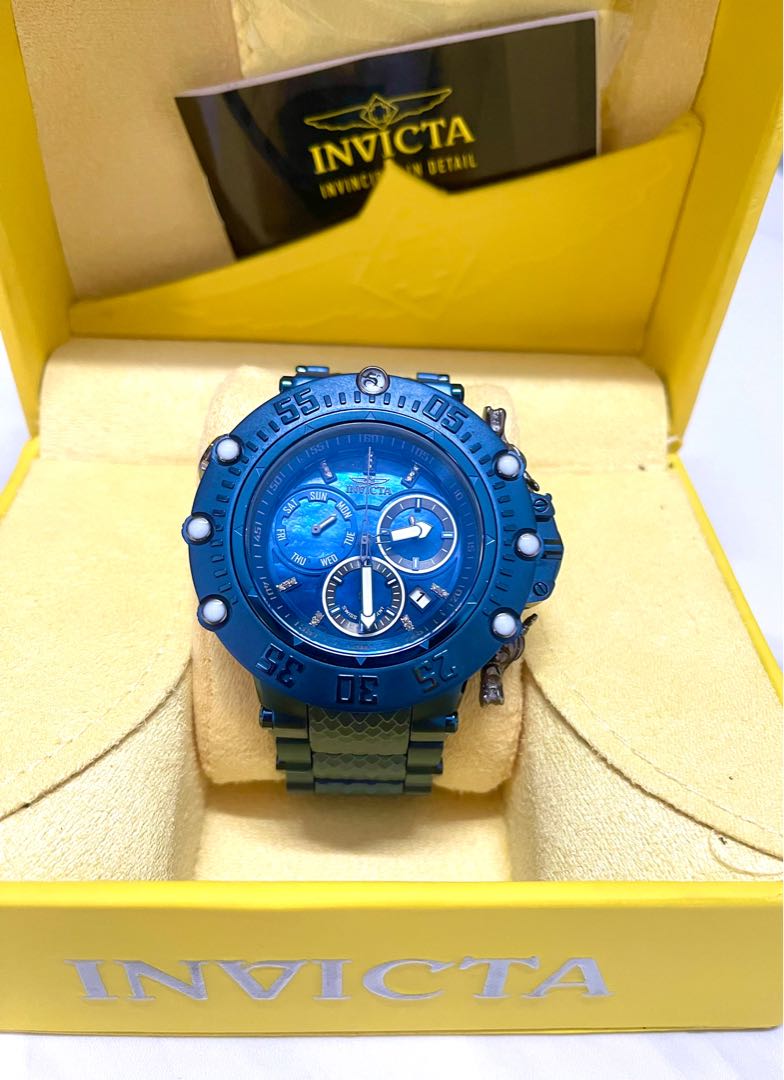 INVICTA SHUTTER SUBAQUA DIAMOND watch, Luxury, Watches on Carousell