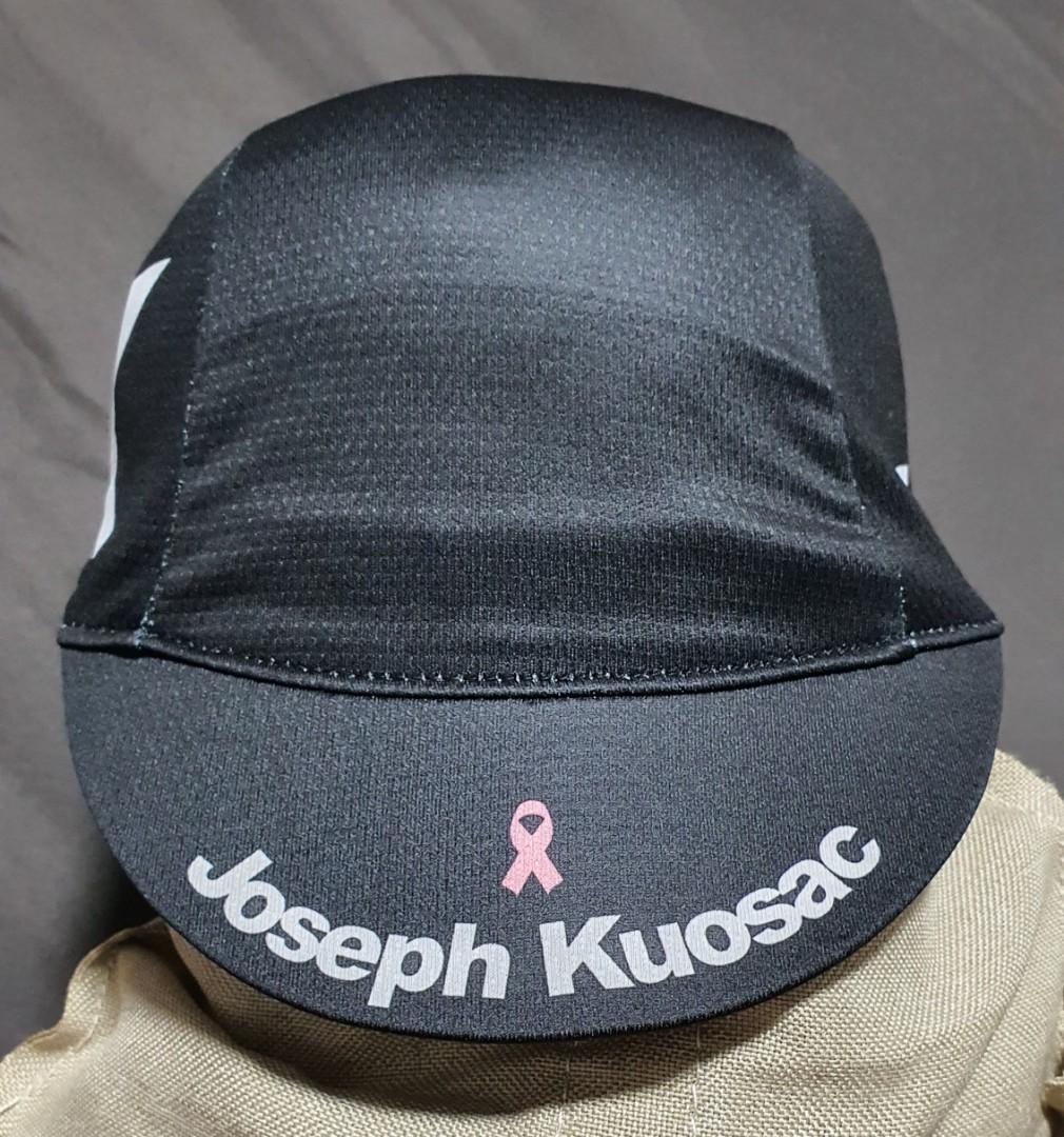 Joseph Kuosac Pink Ribbon cycling cap, Sports Equipment, Bicycles & Parts, Parts & Accessories ...