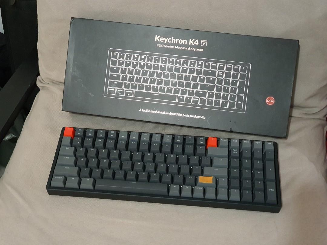 Keychron K4 V2 Wireless 96% Mechanical Keyboard (super clicky ...