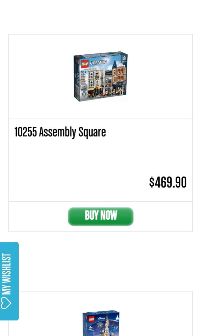 LEGO 10255 Assembly Square, Hobbies & Toys, Toys & Games on Carousell