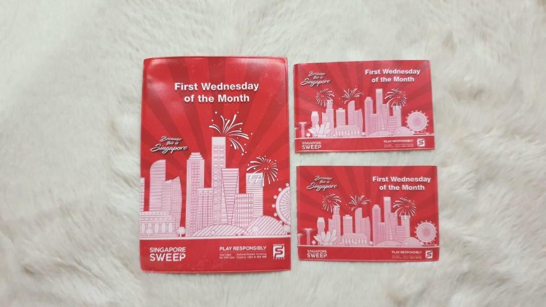 Limited Edition Singapore Sweep Ticket and Card Holder, Hobbies & Toys ...