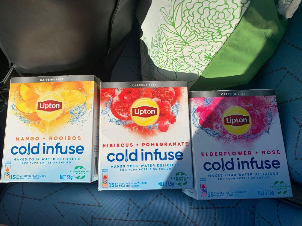 Lipton cold infuse tea bags, Food & Drinks, Beverages on Carousell