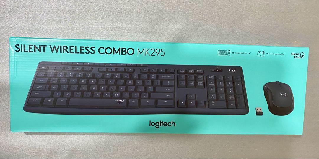 Logitech Mk295 Silent Wireless Keyboard And Mouse Combo Computers