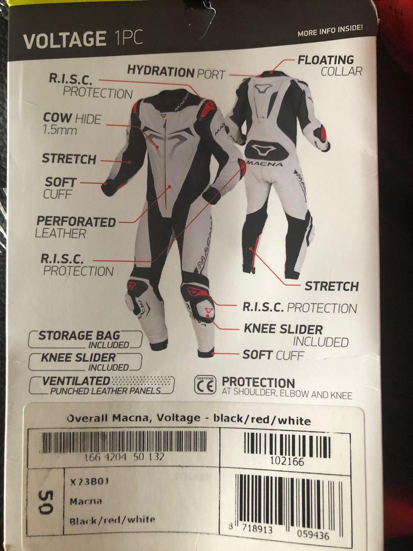 Macna Voltage Racing Suit, Motorcycles, Motorcycle Accessories on Carousell