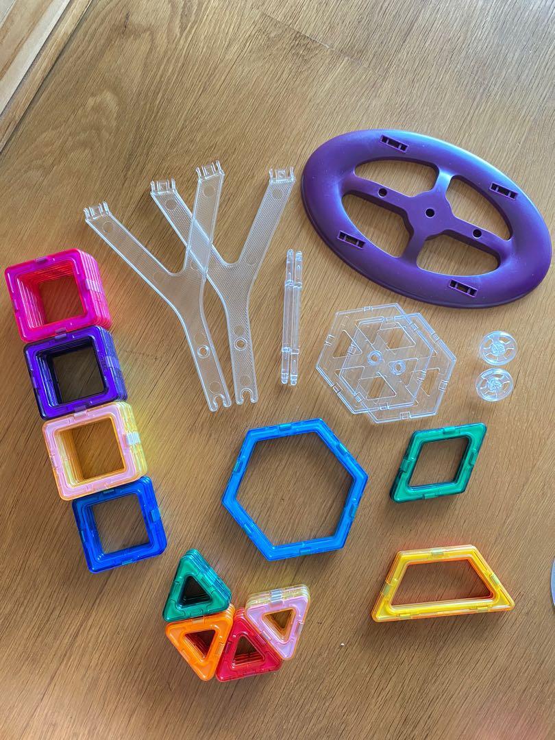 Mag Wisdom Magnetic Construction Set 56 pc, Hobbies & Toys, Toys ...
