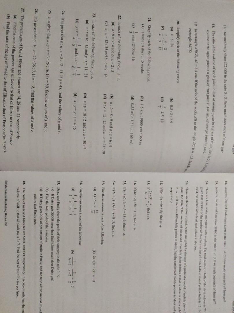 Mathematics In focus 2A chapter binding with gradeed consolidation ...