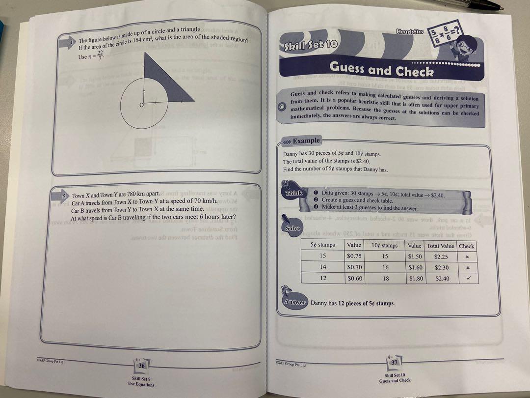 Mathematics thinking skills & heuristics workbook for primary 6, 興趣及遊戲 ... Mathematics thinking skills & heuristics workbook for primary 6, 興趣及遊戲 ...