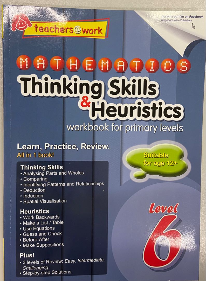 Mathematics thinking skills & heuristics workbook for primary 6, 興趣及遊戲 ... Mathematics thinking skills & heuristics workbook for primary 6, 興趣及遊戲 ...