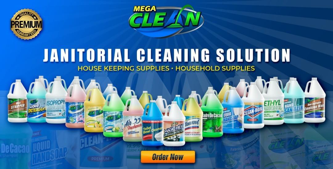 Megaclean Liquid Detergent (3400ml), Furniture & Home Living, Cleaning ...