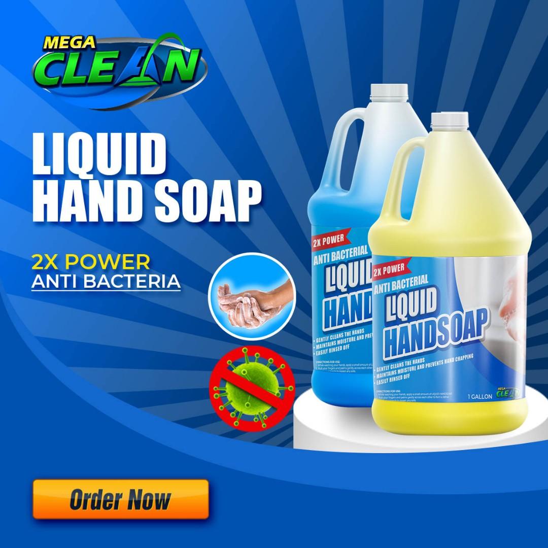 Megaclean liquid Handsoap (3400ml), Beauty & Personal Care, Sanitizers ...