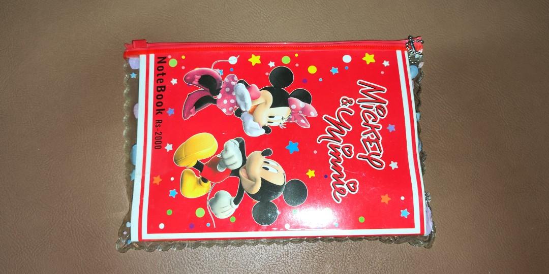 Mickey and Minnie Mouse Stationary Set, Hobbies & Toys, Stationary ...