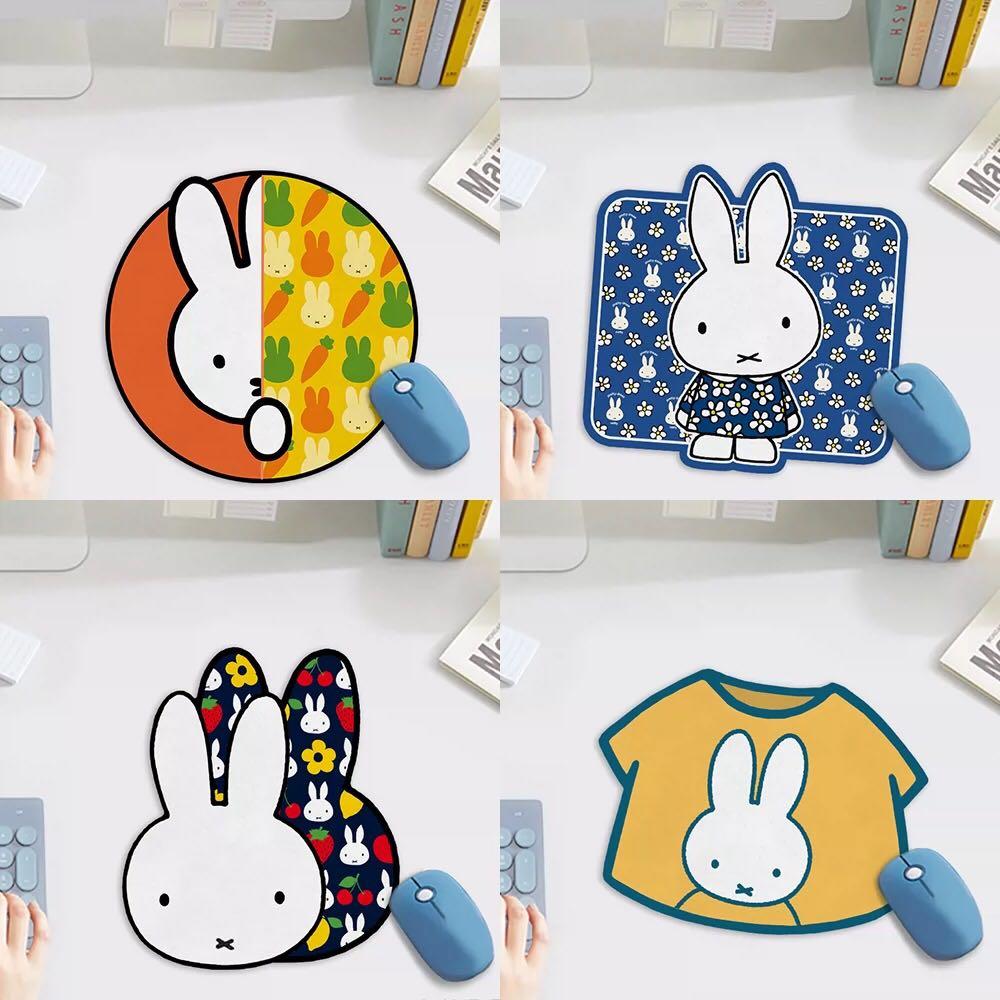 miffy mouse pad 滑鼠墊 桌面 電腦墊 辦公 文具 office 鼠標墊 米菲兔 兔仔 兔兔 rabbit, 預購 ...