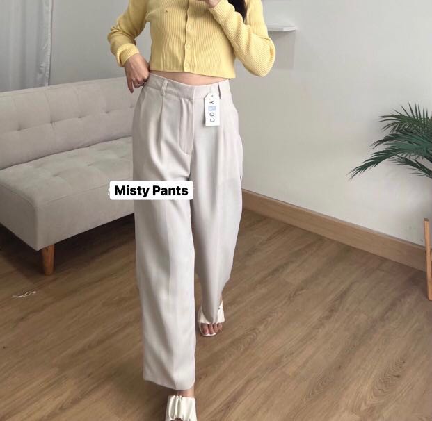 NEW Misty Pants, Fesyen Wanita, Pakaian Wanita, Bawahan di Carousell