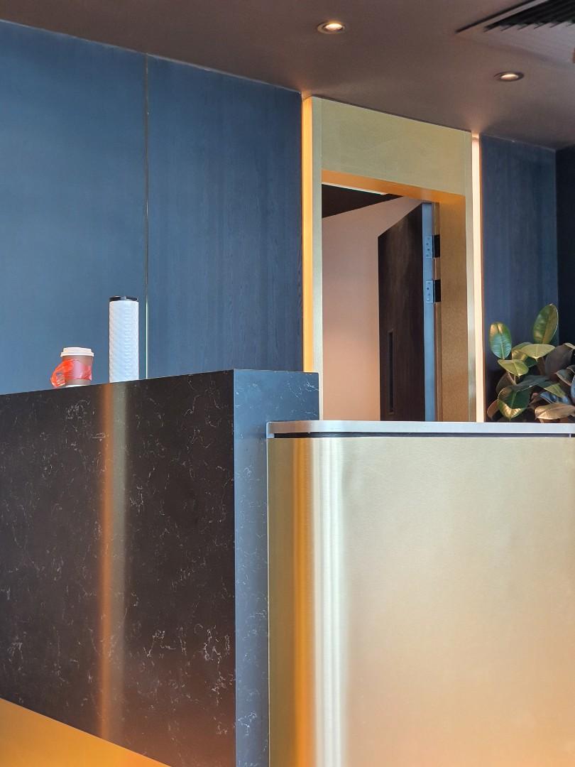 Movable Reception Counter (Modern Luxury Design), Furniture & Home ...