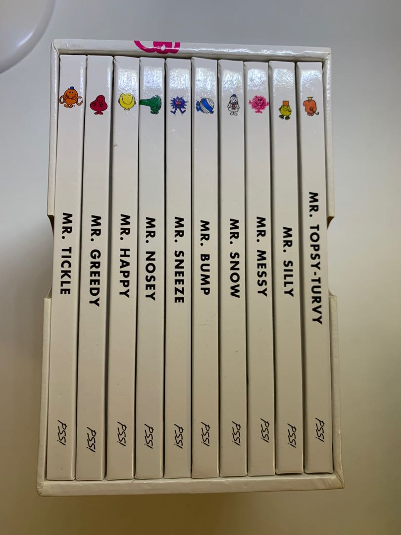 Mr Men Book Set, 興趣及遊戲, 書本 & 文具, 兒童書籍 - Carousell