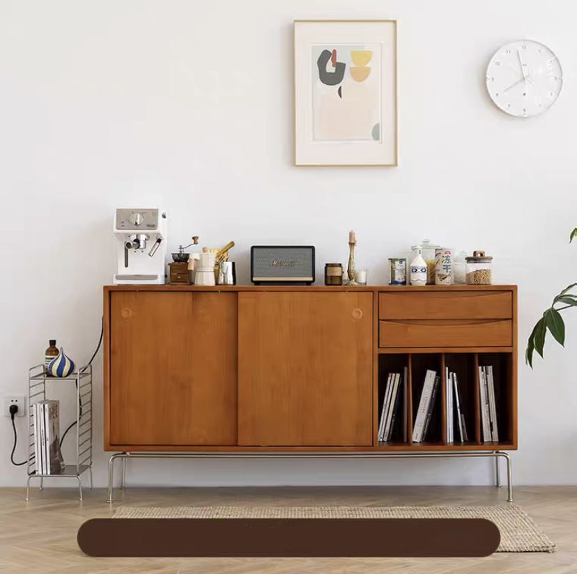 Natural Wood Standing Cabinet, Furniture & Home Living, Furniture ...