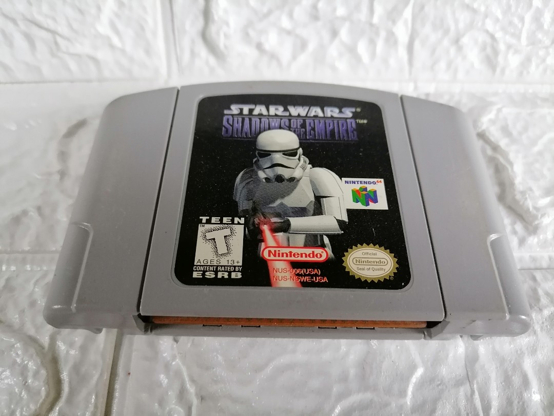 Nintendo 64 star wars shadow of the empire US original, Video Gaming ...