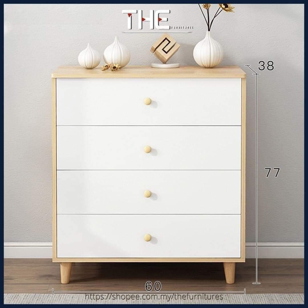 NURSERY CHEST 4TIERS DRAWER CABINET, Babies & Kids, Baby Nursery & Kids ...