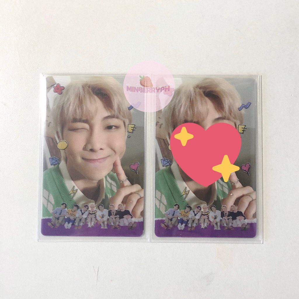 [OFFICIAL] BTS DECO KIT RPC PC PHOTOCARD WITH DECO FILM - RM NAMJOON ...