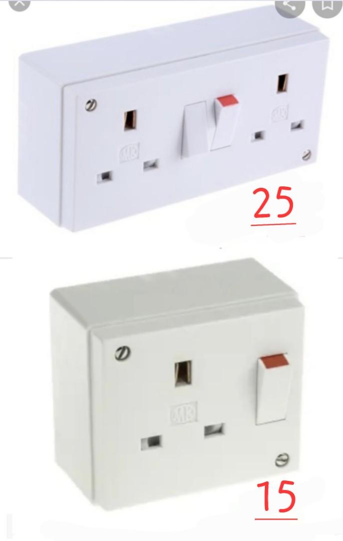 Old Mini MK power socket, TV & Home Appliances, Electrical, Adaptors ...