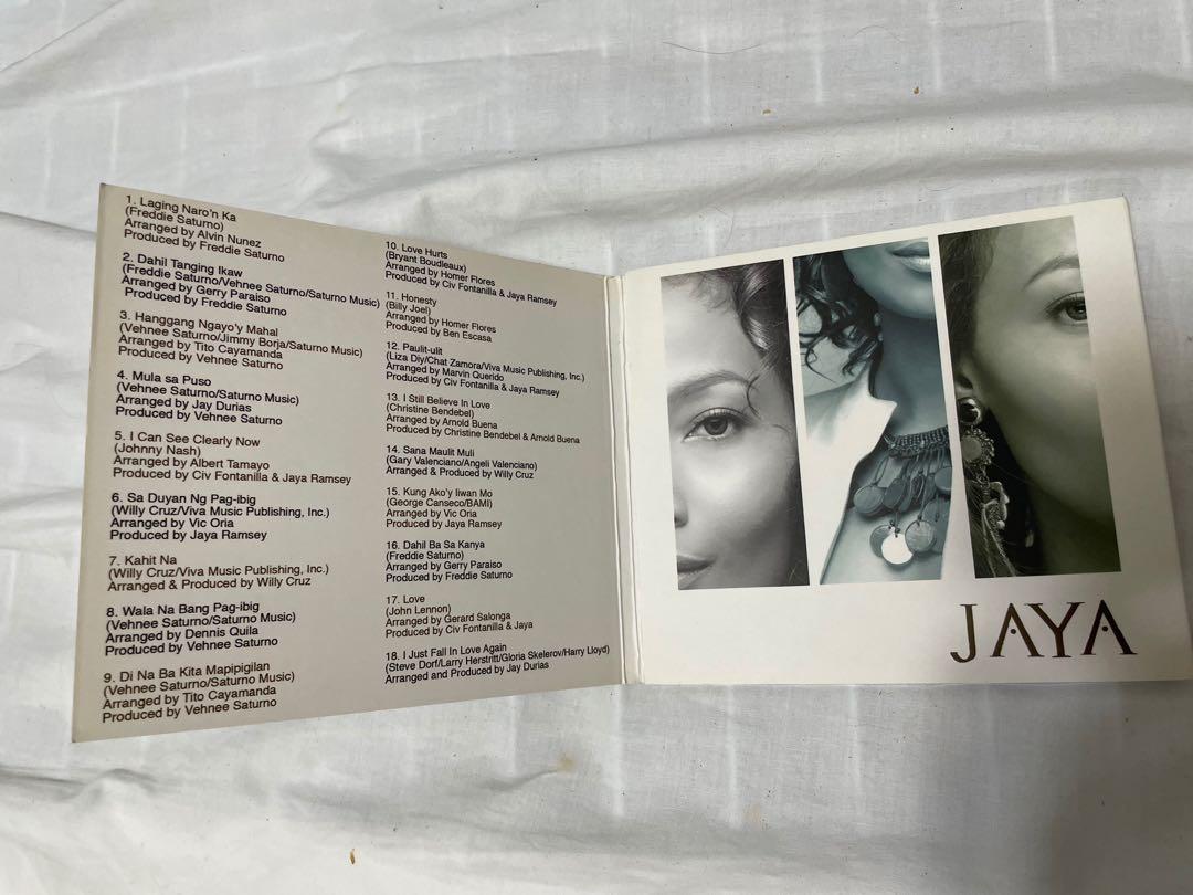 OPM pinoy music JAYA 18 greatest hits 90% new, 興趣及遊戲, 音樂樂器 & 配件, 音樂與媒體 ...