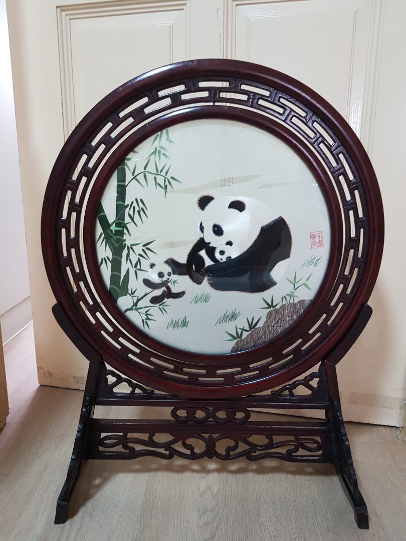 Panda picture frame on sale for $100, Furniture & Home Living, Home ...