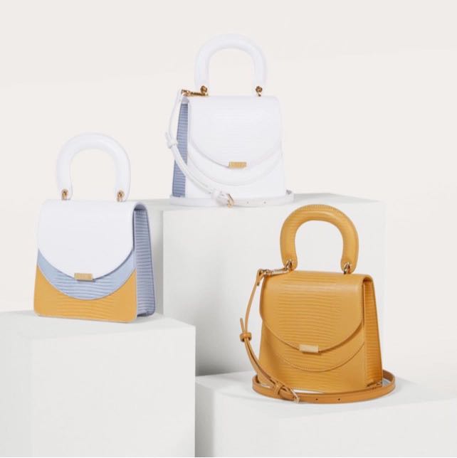 PEDRO Mini Lizard Effect Top Handle Bag, Women's Fashion, Bags ...