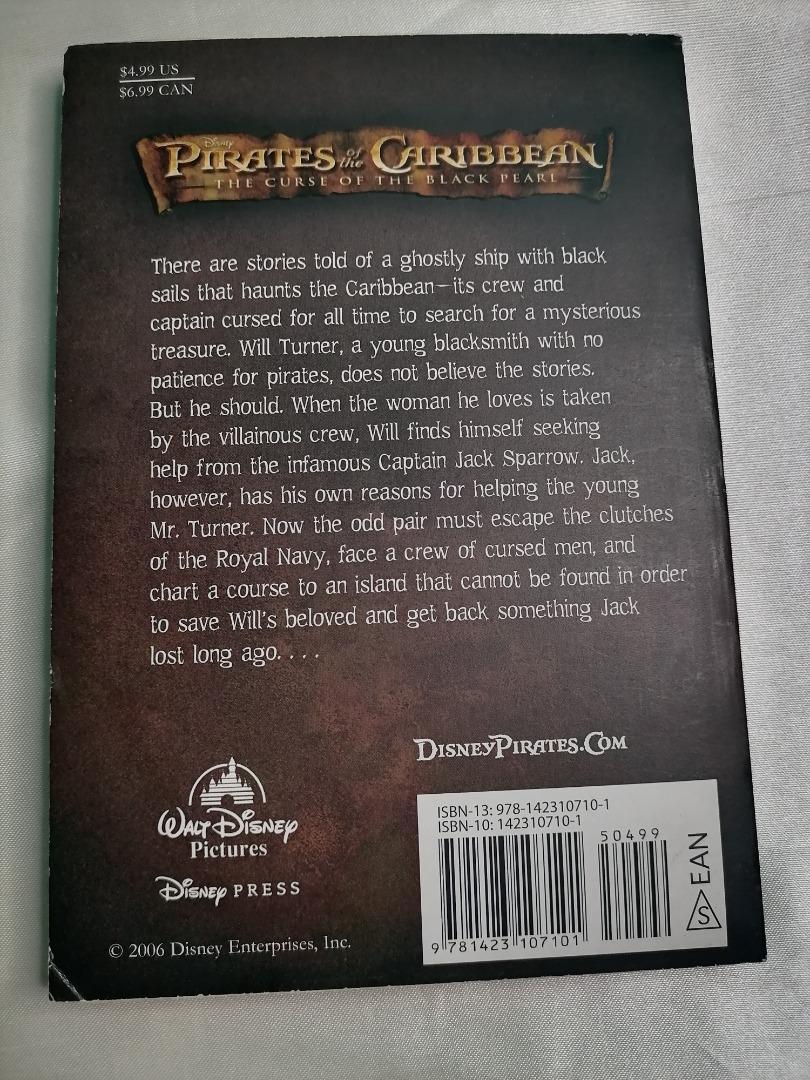 Pirates of the Caribbean "The Curse of the Black Pearl" Book 1, Hobbies ...