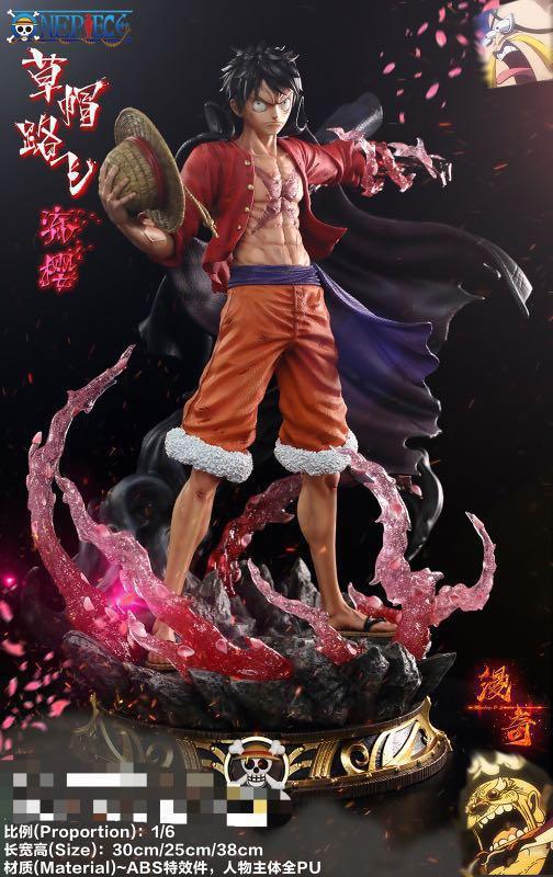【PO】Monkey D Luffy Ryou Haki GK Figure ManQi Studio One Piece, Hobbies ...