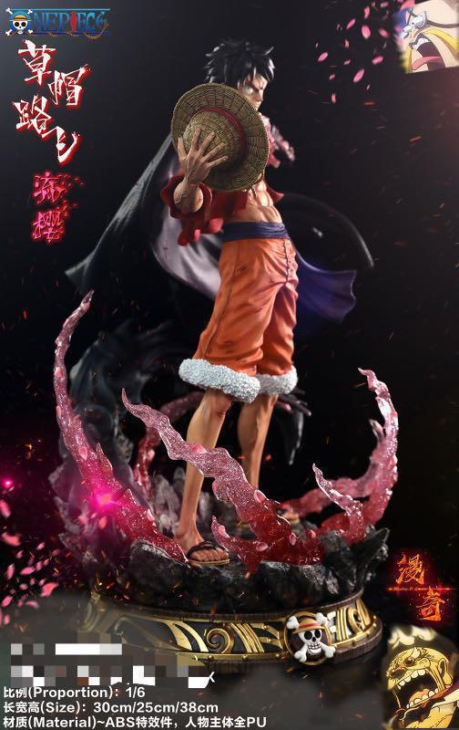 【PO】Monkey D Luffy Ryou Haki GK Figure ManQi Studio One Piece, Hobbies ...