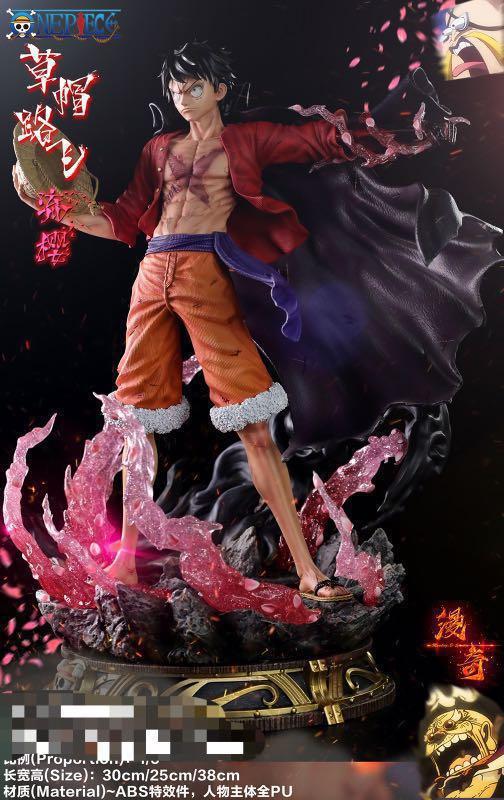 【PO】Monkey D Luffy Ryou Haki GK Figure ManQi Studio One Piece, Hobbies ...
