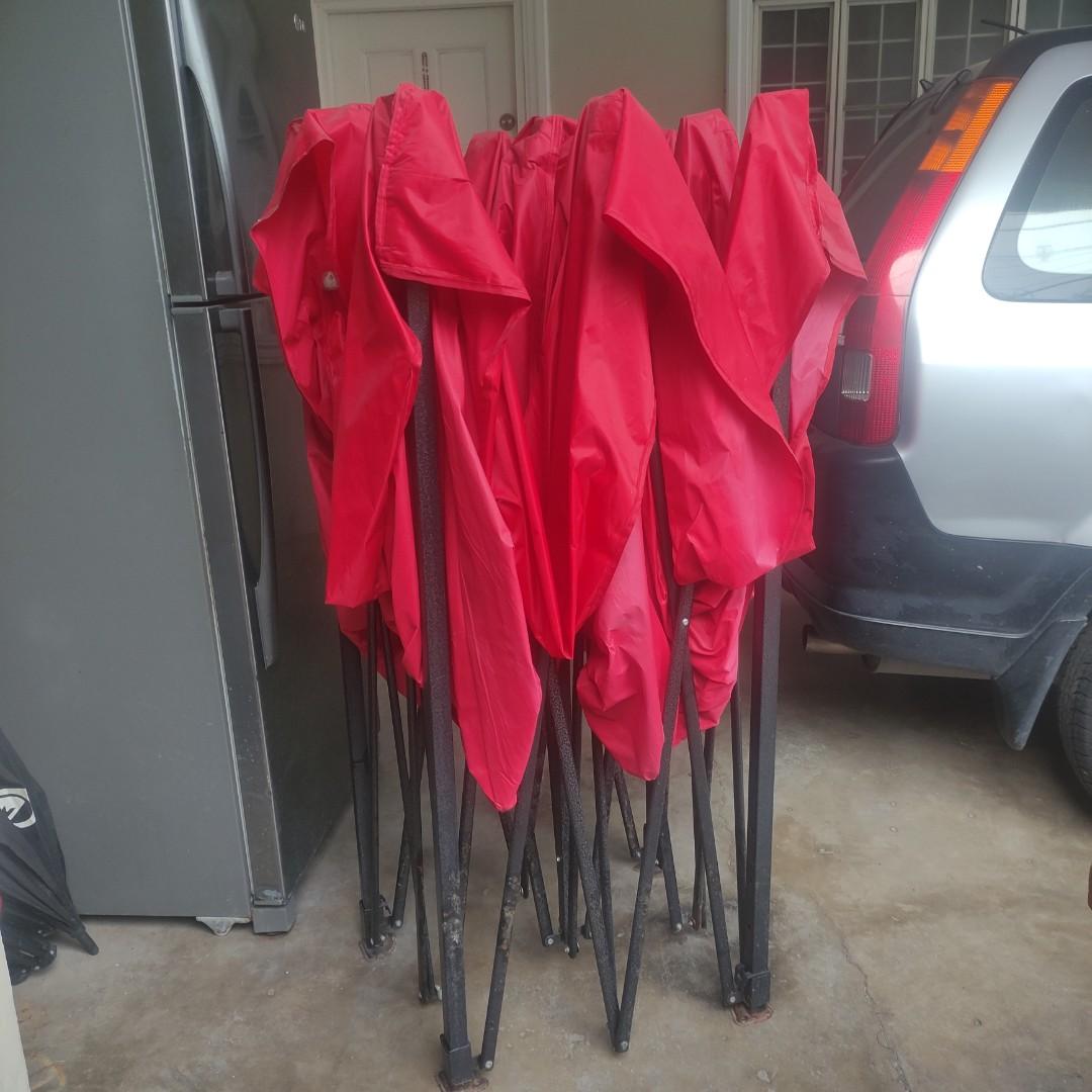 Portable Tent (3m x 3m), Furniture & Home Living, Outdoor Furniture on ...