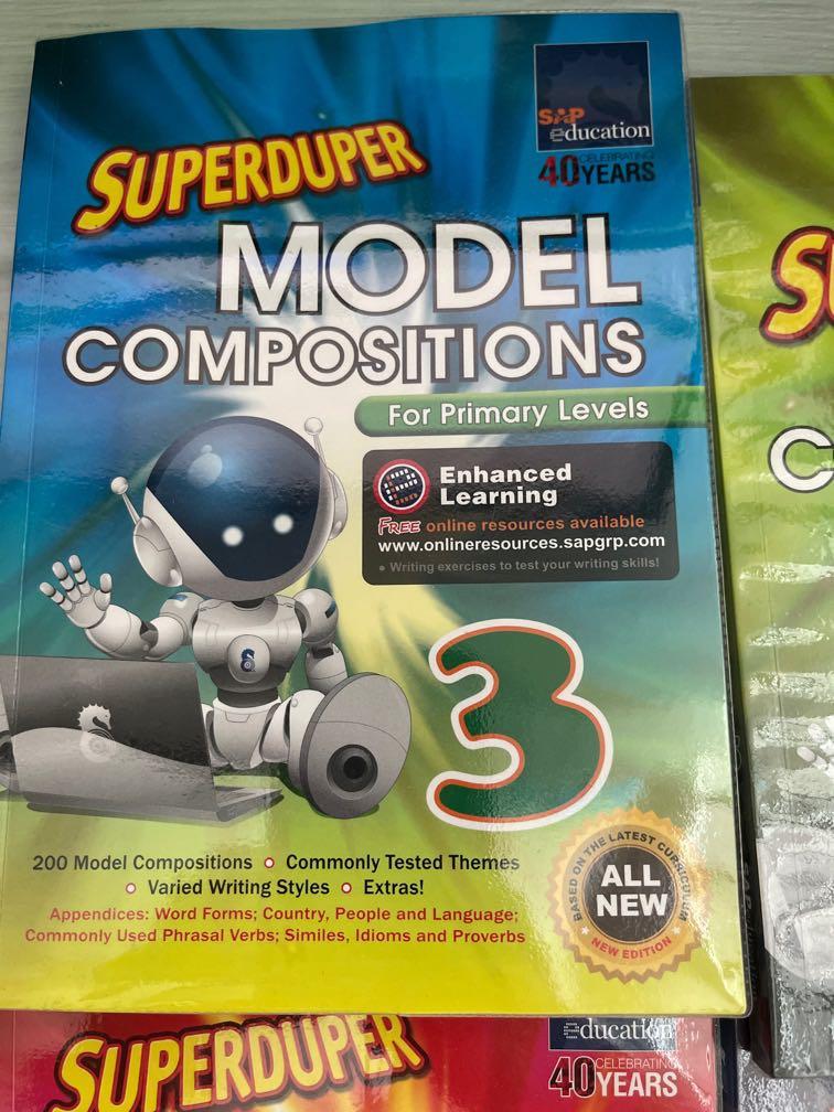 Primary English Model Composition Books P3 - P6, Hobbies & Toys, Books ...