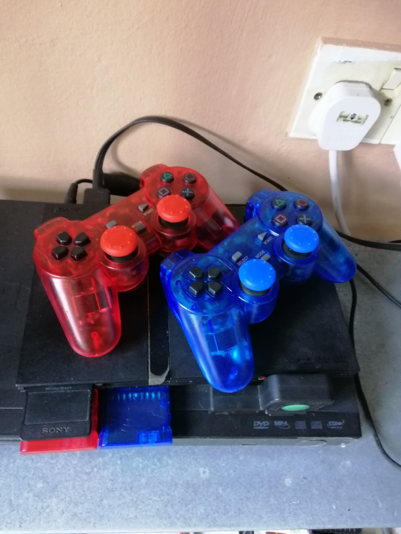 Ps2 slim combo set, Video Gaming, Video Game Consoles, PlayStation on ...