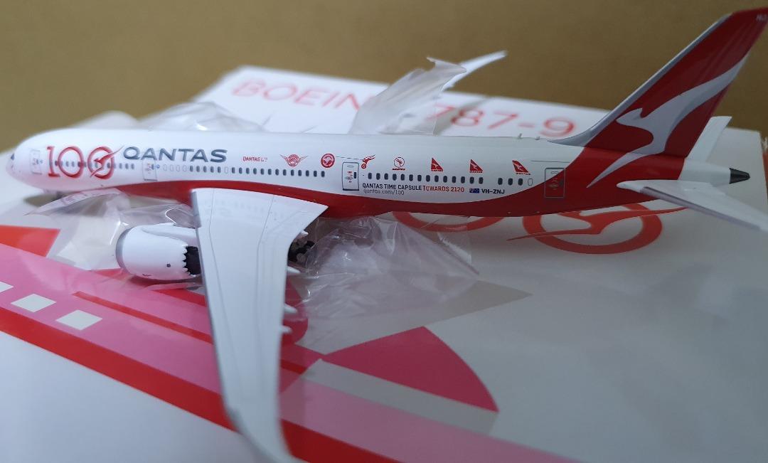 Qantas Boeing 787-9 aircraft model 100th Anniversary , Hobbies & Toys ...
