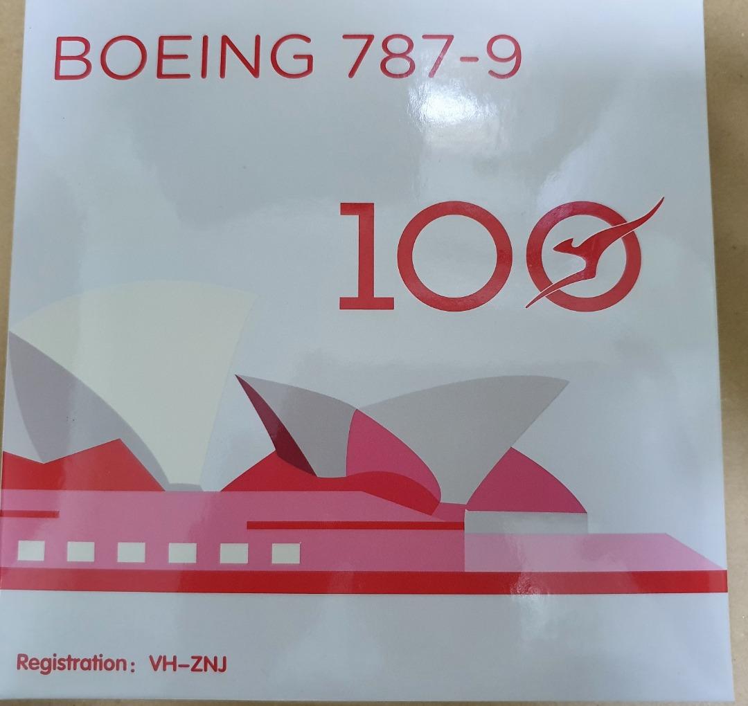 Qantas Boeing 787-9 aircraft model 100th Anniversary , Hobbies & Toys ...