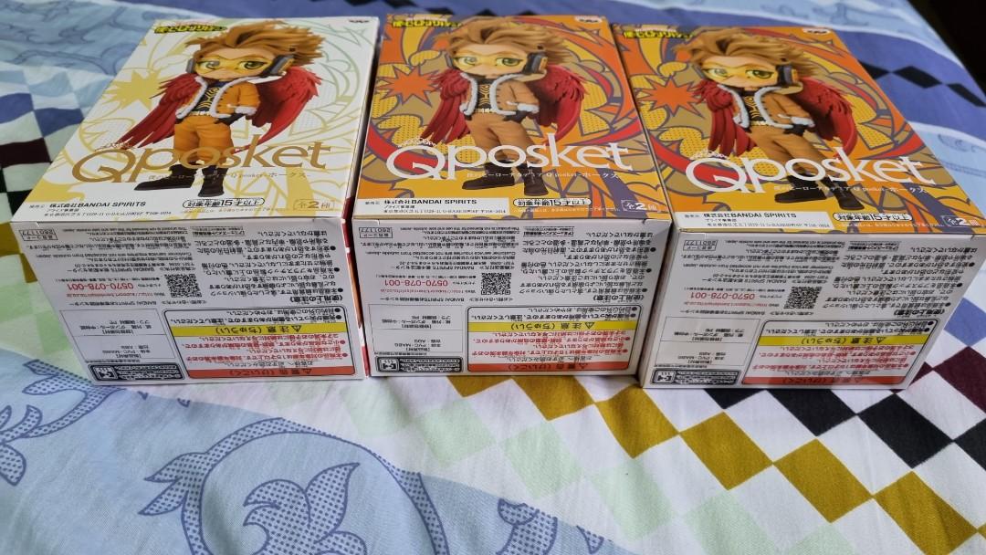 QPosket My Hero Academia Hawk Version A and Version B, Hobbies & Toys ...