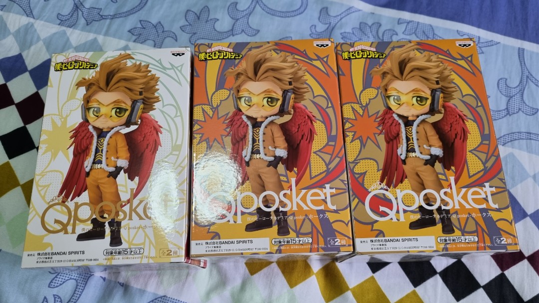 QPosket My Hero Academia Hawk Version A and Version B, Hobbies & Toys ...
