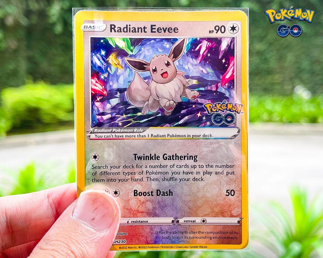 Radiant Eevee - Pokémon Go Series, Hobbies & Toys, Toys & Games on ...