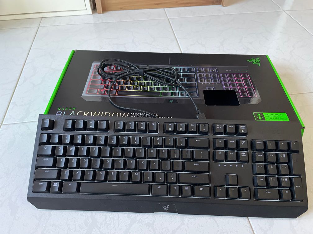 CHEAP BUDGET Razer Blackwidow Keyboard, Computers & Tech, Parts ...