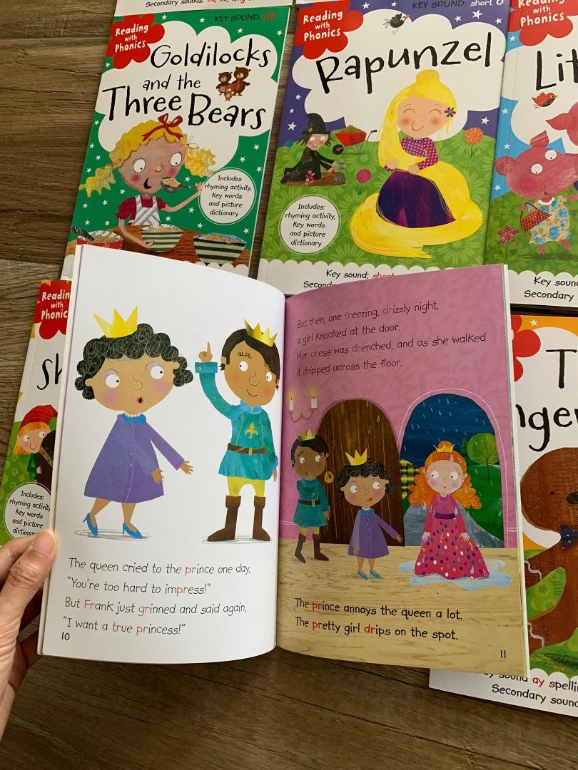 Reading with Phonics Fairy Tale Collection, 興趣及遊戲, 書本 & 文具, 小朋友書 ...