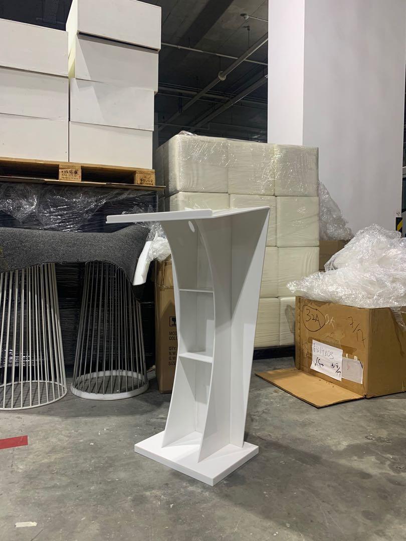 RENTAL - Acrylic Rostrum, Furniture & Home Living, Furniture, Other ...