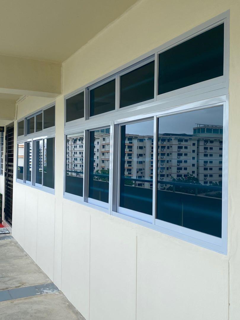 Aluminium Window Grill / Window Installation,Sliding,Casement,Window ...