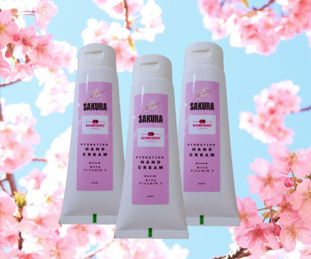 Sakura Hand Cream Rich Rejuvenation and Hydrating 100ml, Beauty ...