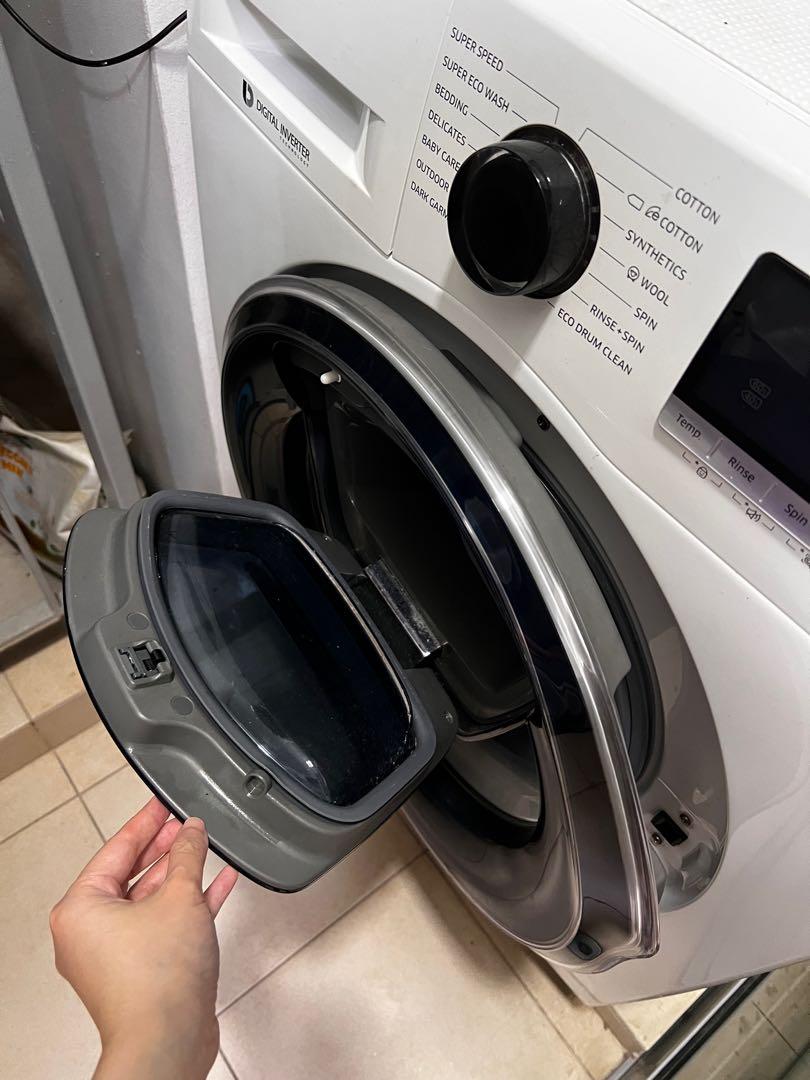 Samsung Add Wash front load washing machine 9kg, TV & Home Appliances ...
