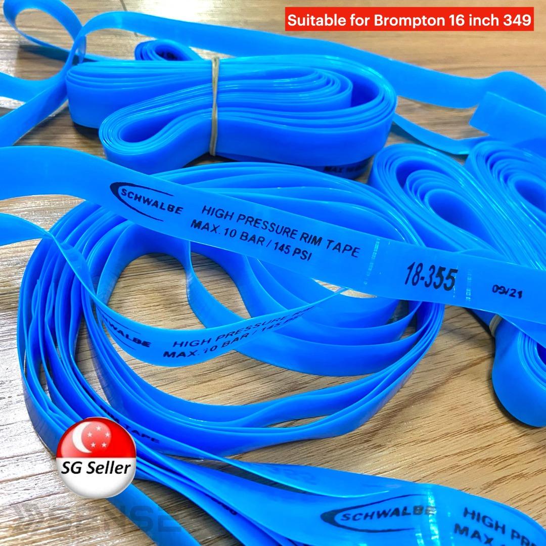Schwalbe High Pressure Rim Tape 18-355 Max 145 PSI (10 Bar) for ...