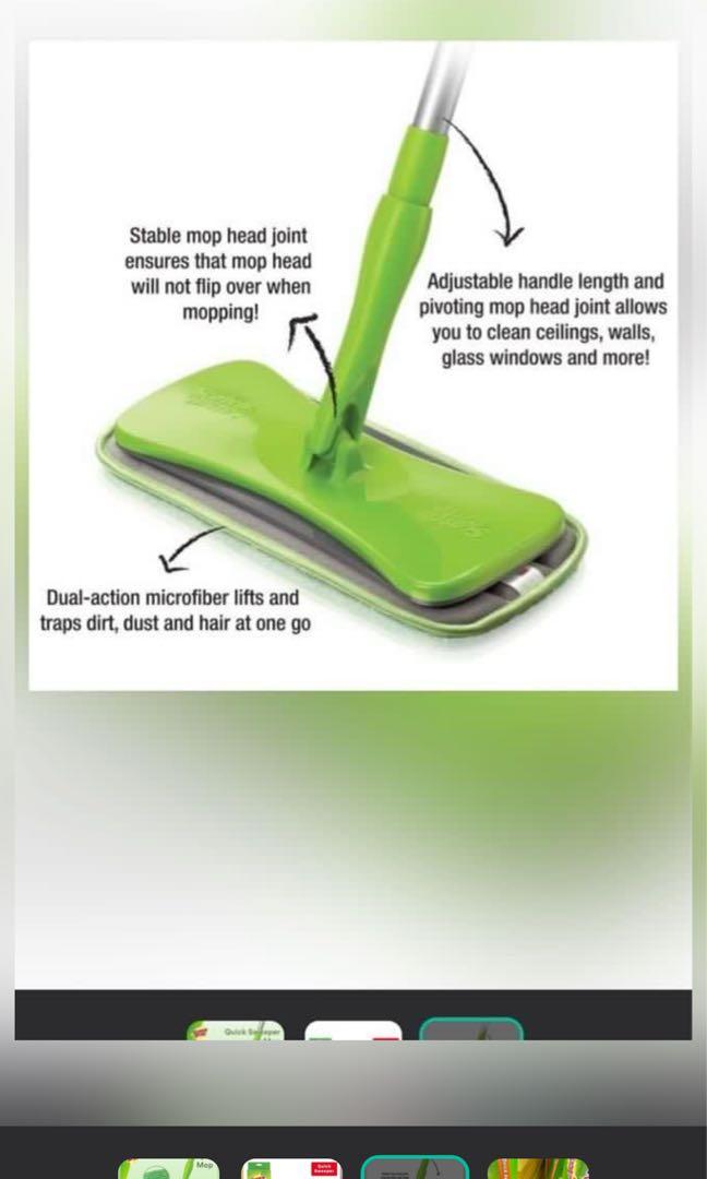 Scotch Brite Quick Sweeper Mop , Furniture & Home Living, Cleaning ...