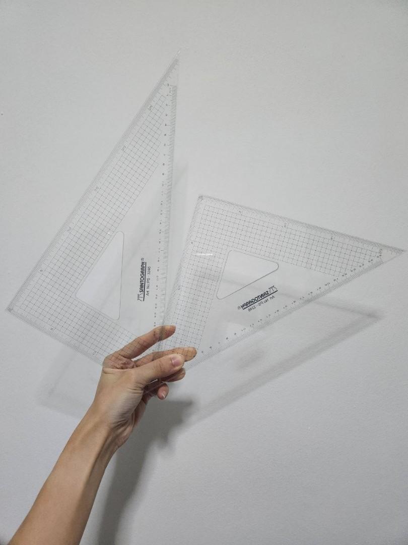 Set Square for Engineering Drawing and Design, Hobbies & Toys ...